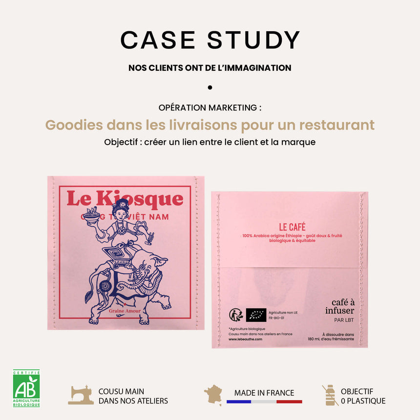 Le sachet de café personnalisable pour les pros | Le Beau Thé