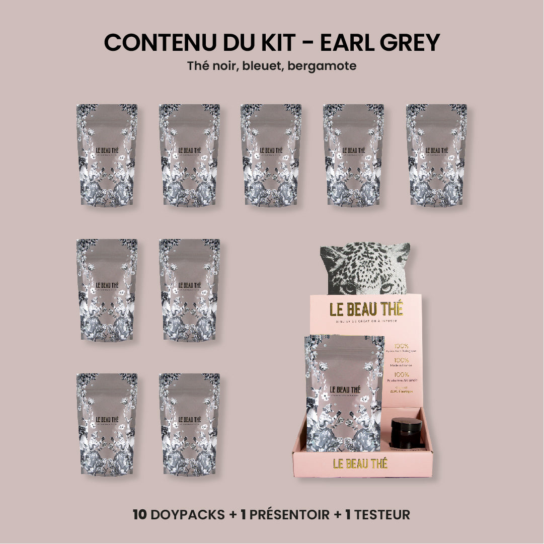 Kit d’implantation - doypack Earl Grey – Le Beau Thé