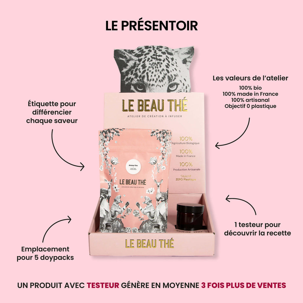 Kit d’implantation Amour - doypack Amour secret – Le Beau Thé