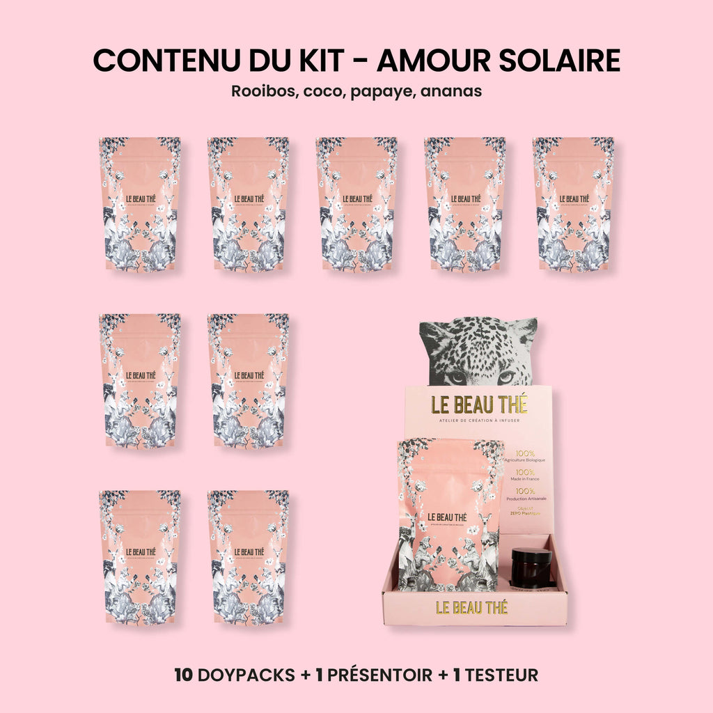 Kit d’implantation Amour - doypack Amour solaire – Le Beau Thé